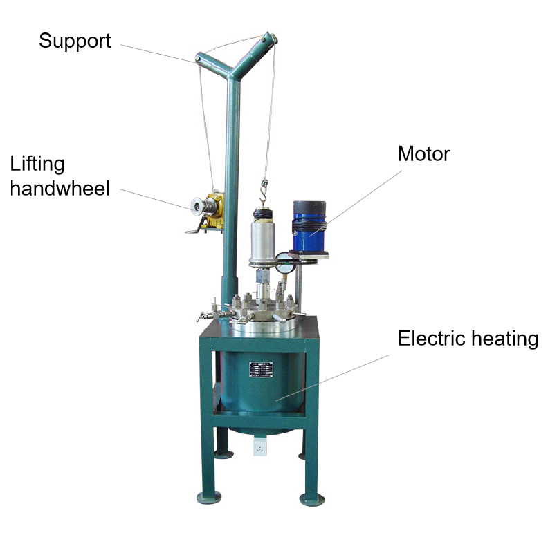 Manual Lifting Customized Laboratory High Pressure Catalytic Reactor ...