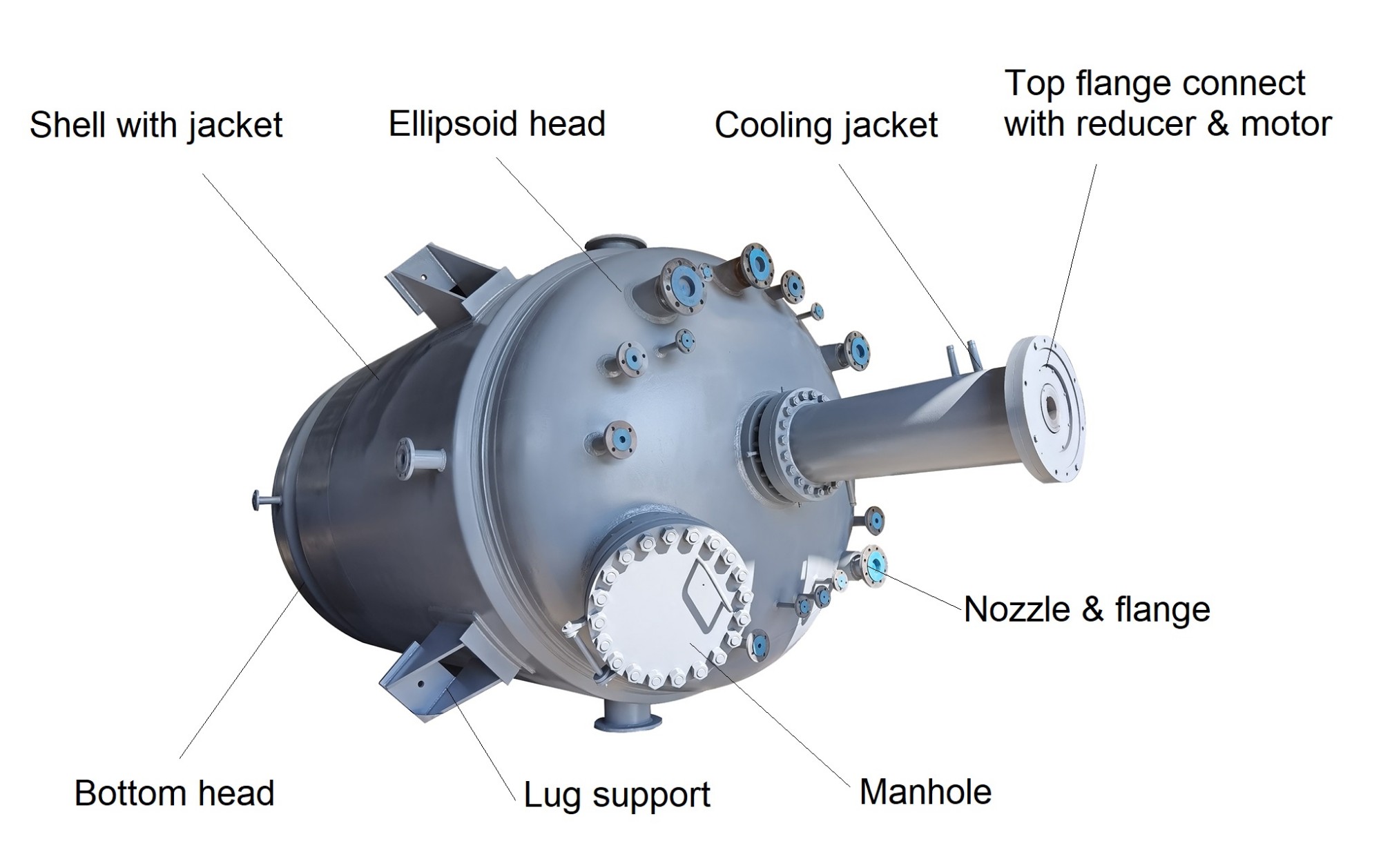 Zeolite Molecular Sieve Crystailliation Reactor LEZMSCR - Specification