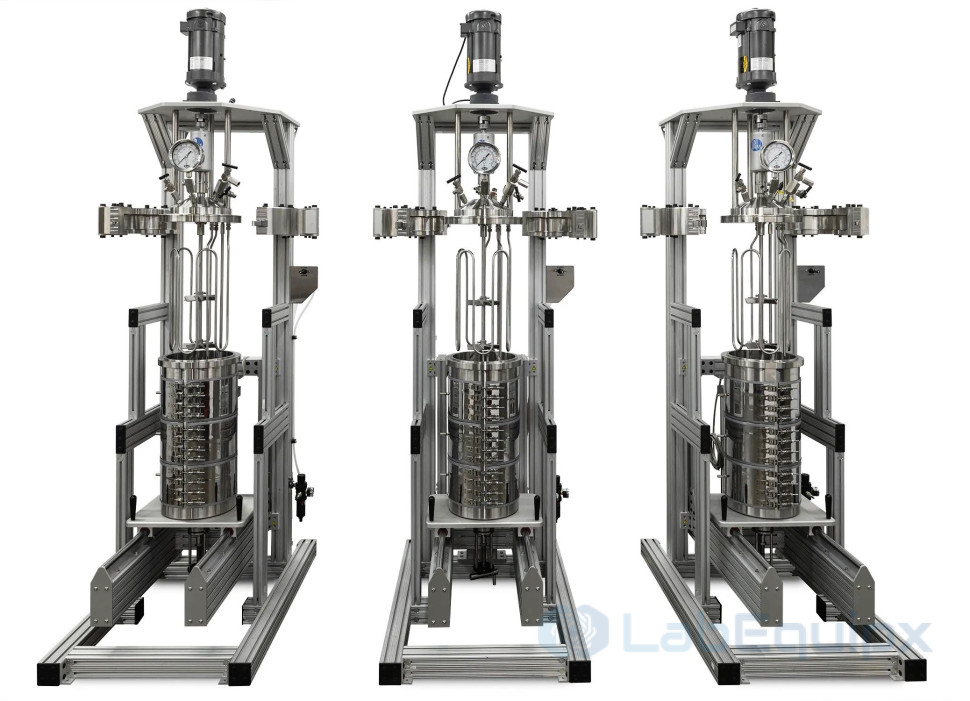 Three 30 L Reactor Parallel System LE30LRPS