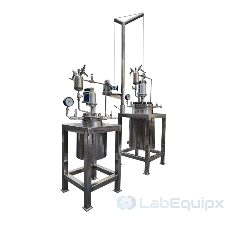 Lab Pressure Autoclave Reactors with Constant Pressure Feeding LELPARCPF
