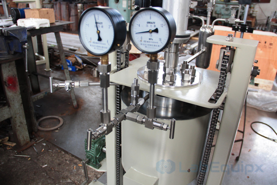 Lab Pressure Autoclave Reactors with Constant Pressure Feeding LELPARCPF