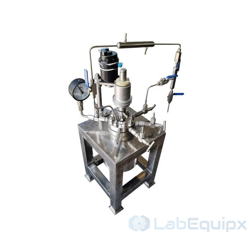 Lab Pressure Reactor with External Condenser, Relux and Receiver LELPRECRR