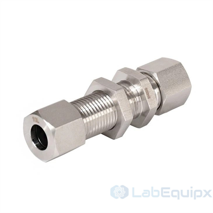 Stainless Steel Single Ferrule Bulkhead Union