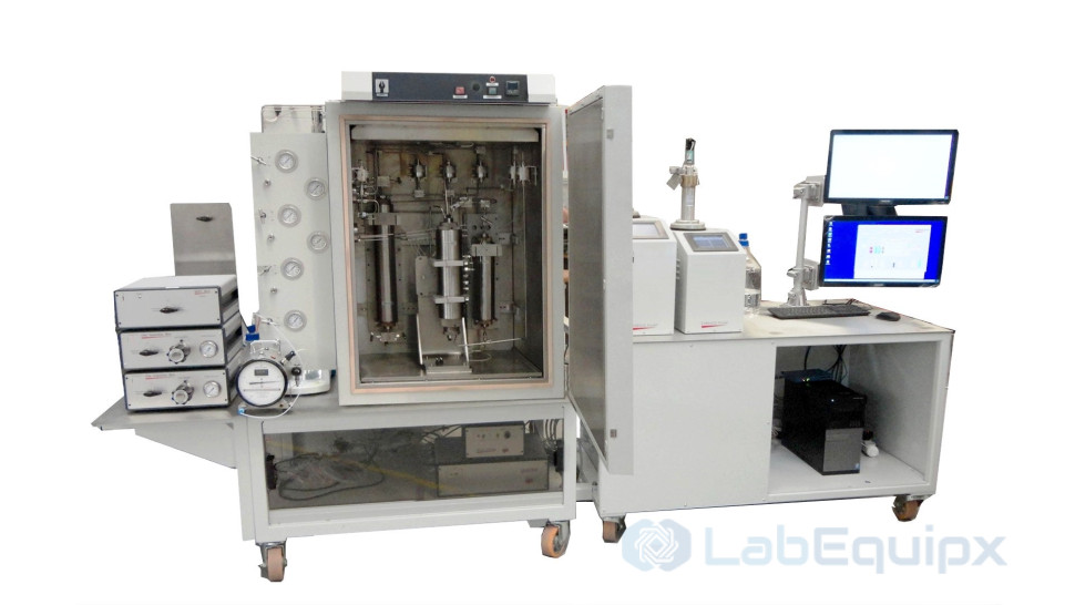 Core flood system for EOR LECFS series