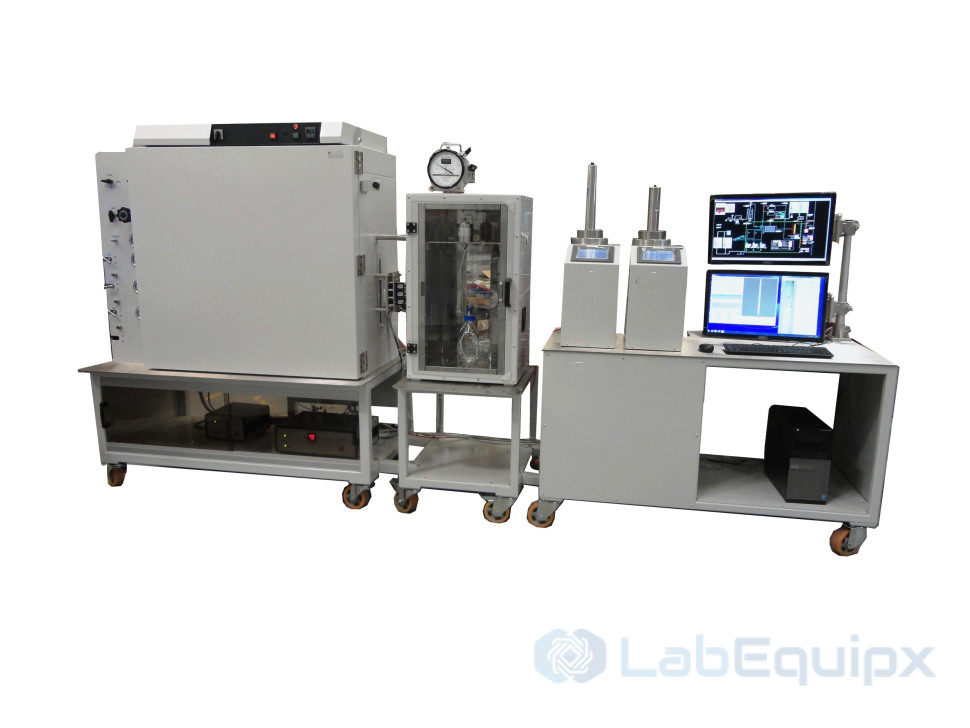 Core flood system for EOR by polymer and chemical injection LE/CHEMFLOOD