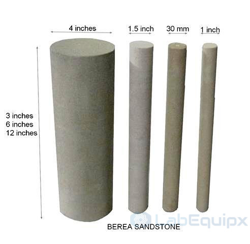 Berea Sandstone rock core sample LEBSRCS
