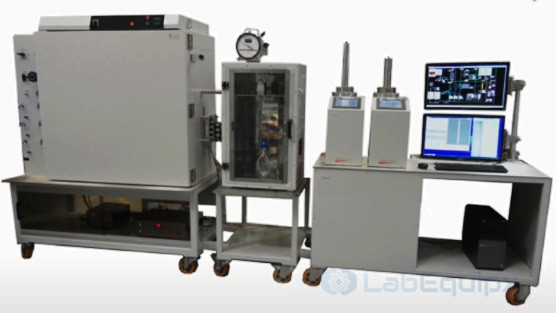 Core flood system for EOR by steam injection LE/STEAMFLOOD