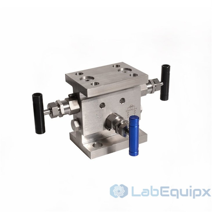 Double Flange 3 Valves Integration Manifolds