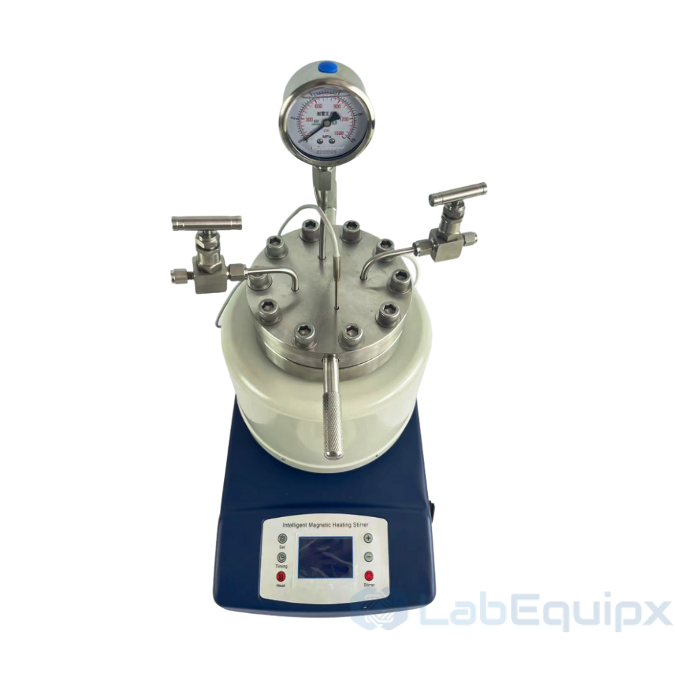 Bench Top Flange Connect Laboratory Pressure Reactor with PTFE liner LEHSR