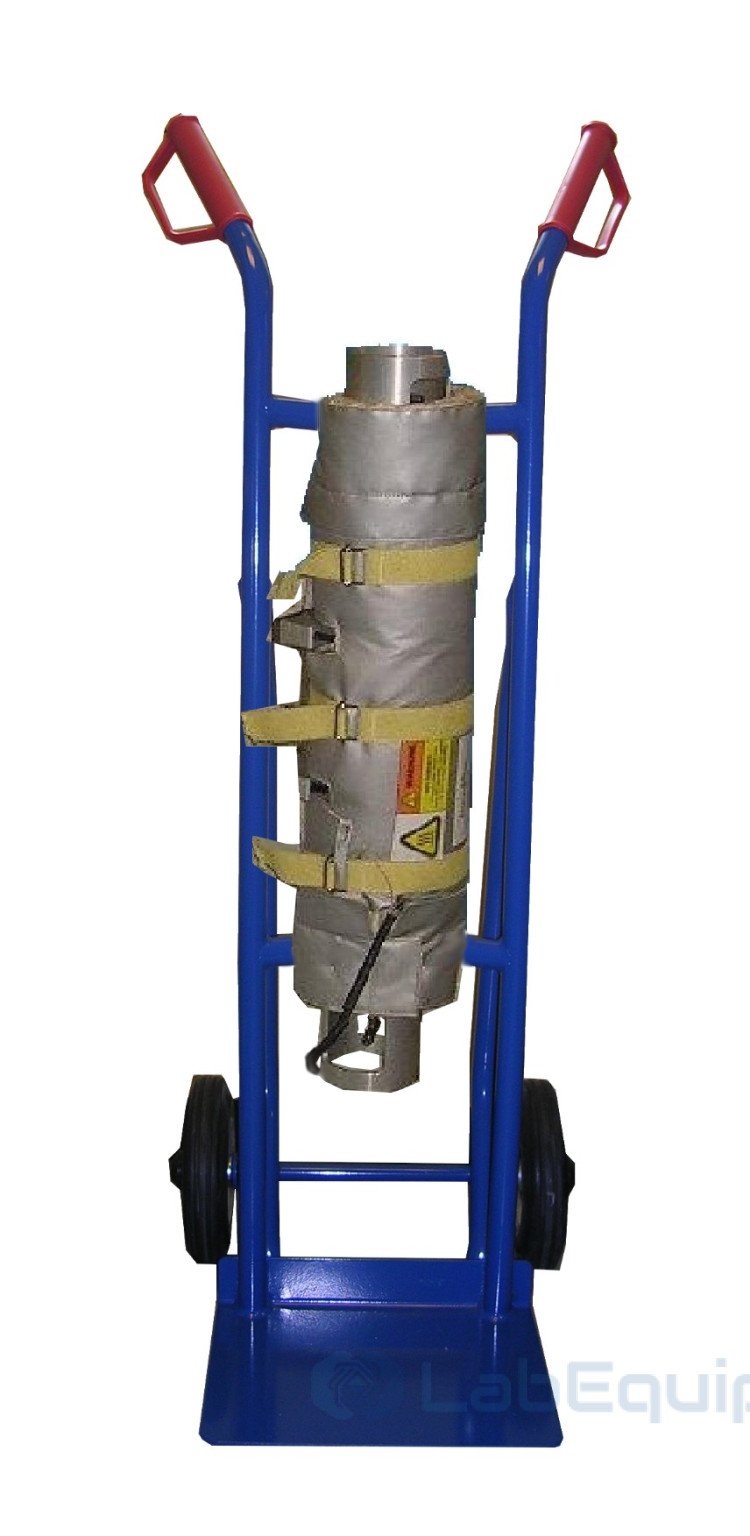 Heating trolley for liquid cylinder LEHTLC