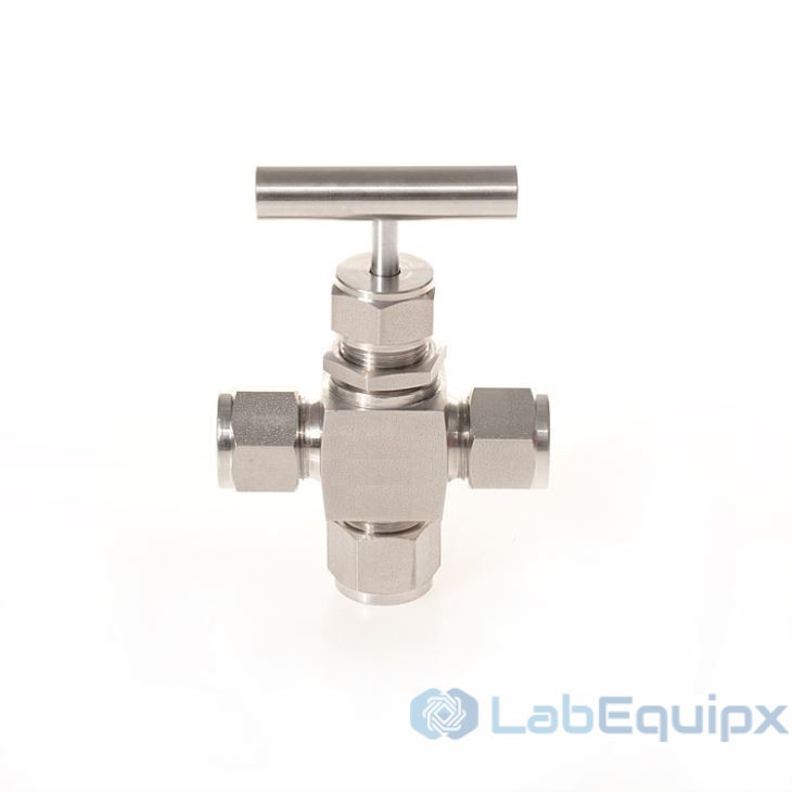 3 Way Double Ferrules Integral Forged Needle Valves 6000PSI