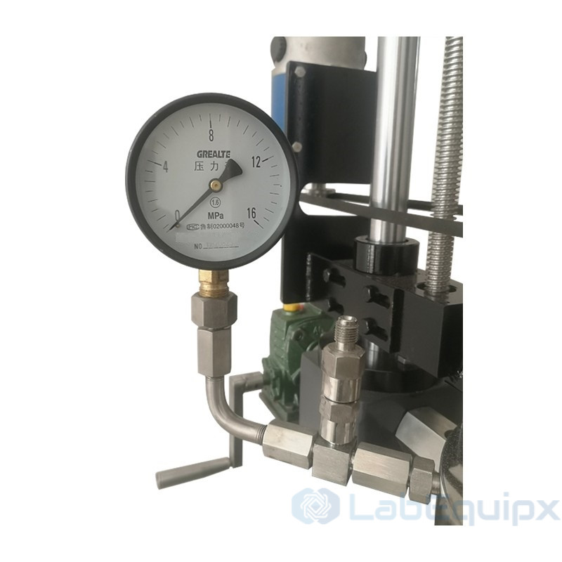 Lined Lab Pressure Reactor with Lifting Lowering functions LEPTFE